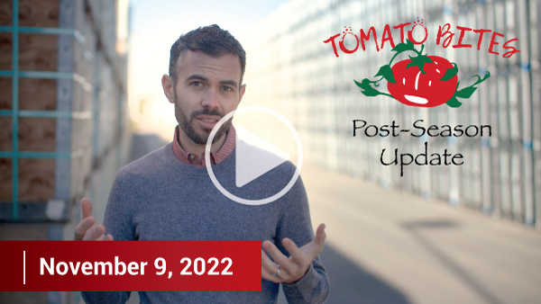 MORNING STAR 2022 PROCESSING TOMATO POST-SEASON VIDEO